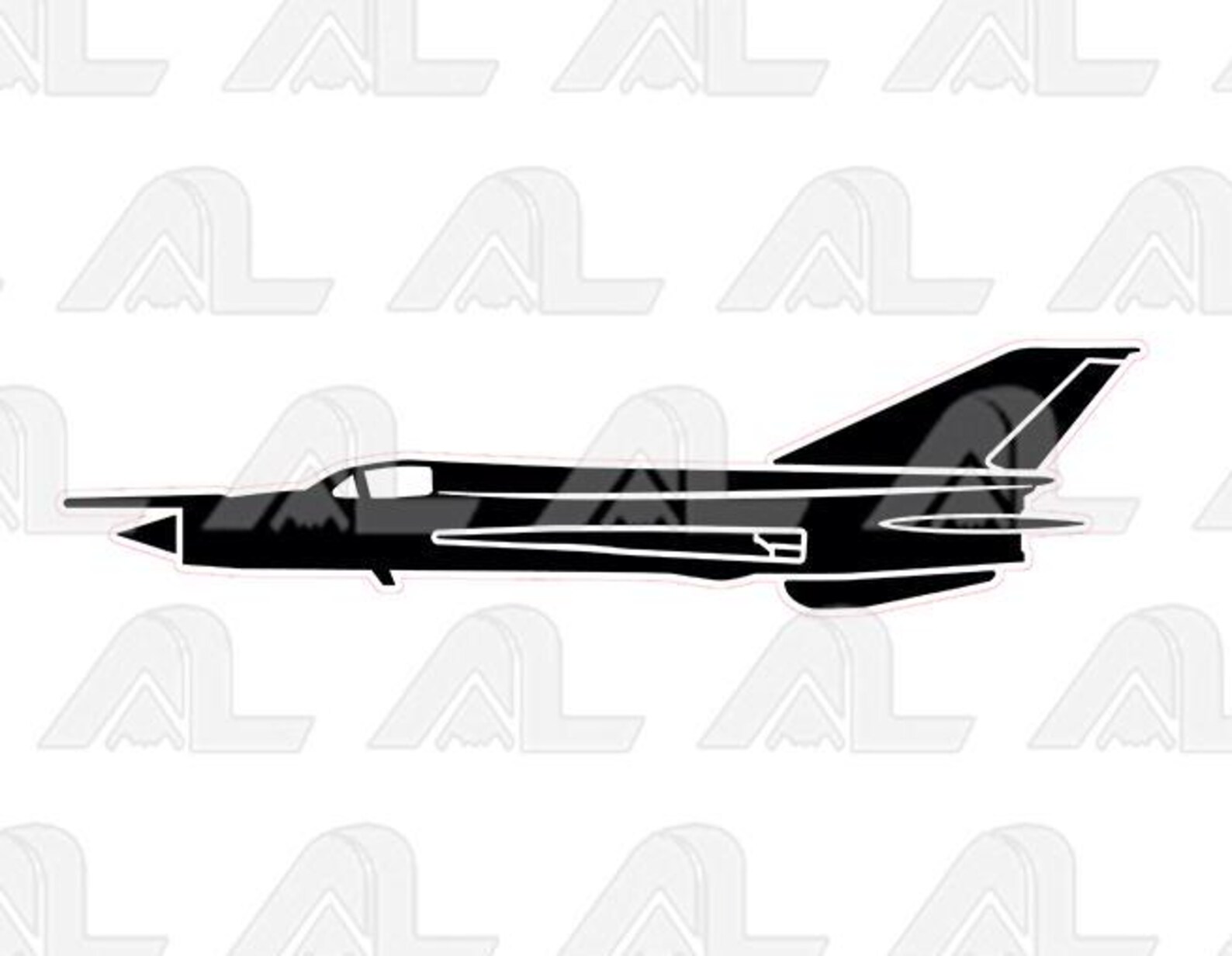 Mig-21 Aircraft - Vector Set File (*eps)! SVG Pilot Gift - Etsy