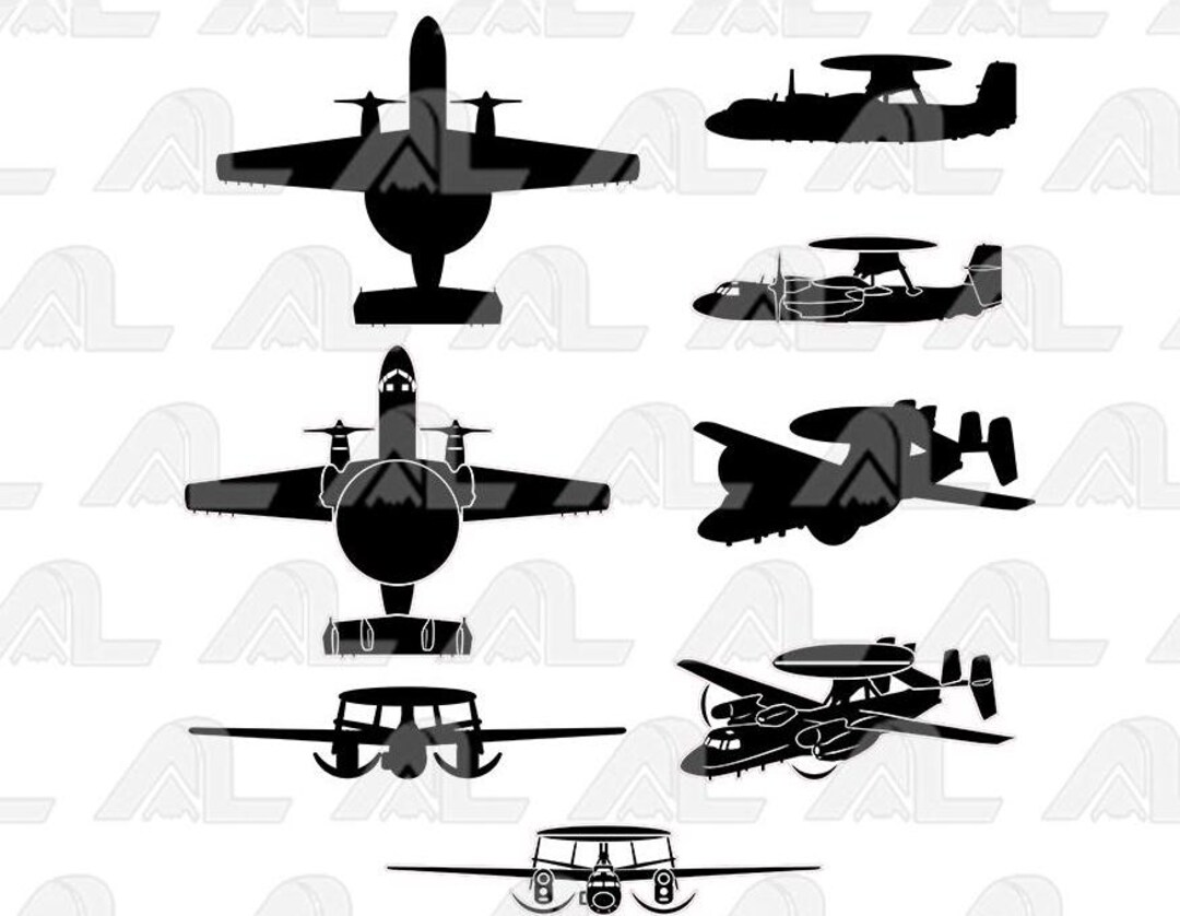 Grumman E-2 Hawkeye - Vector Set File (*eps)! - Etsy