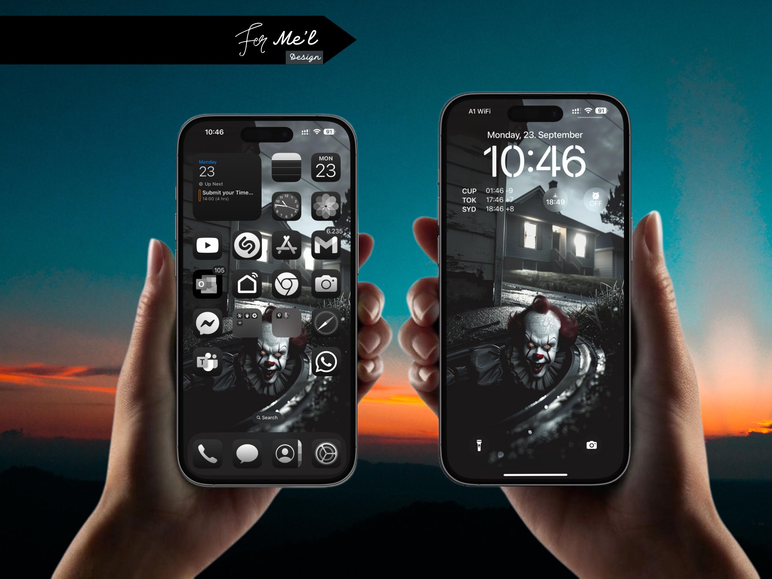 Creepy Clown Sewer Wallpaper Spooky Halloween Theme, Horror Movie ...