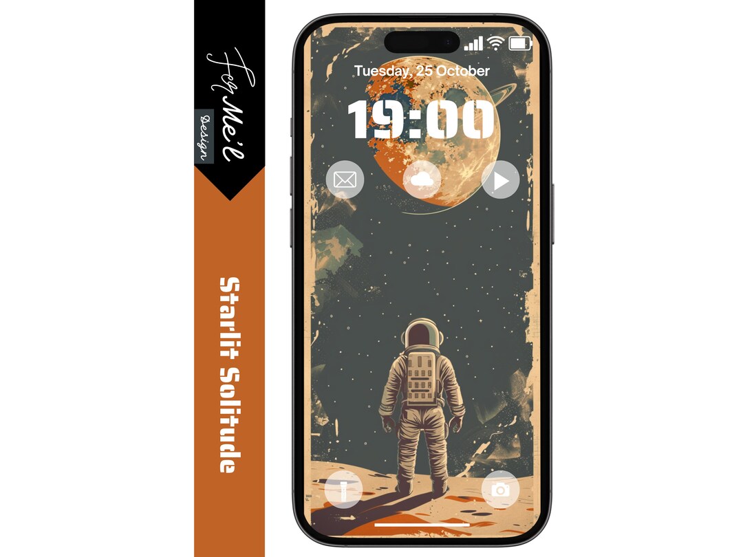 Space Adventure Wallpapers for iPhone & Android, Astronaut on Moon ...