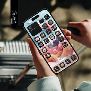 Pastel Papercraft Dream Phone Wallpaper| Hot Air Balloon Papercraft Art ...