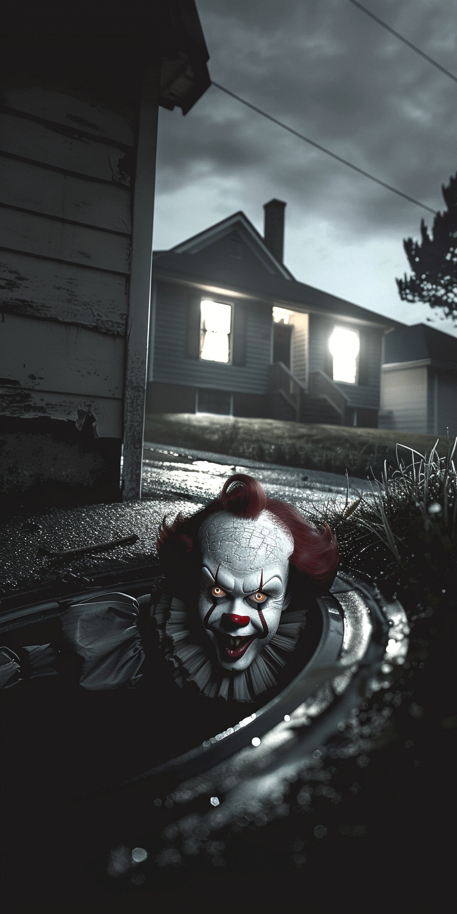 Creepy Clown Sewer Wallpaper - Spooky Halloween Theme, Horror Movie ...