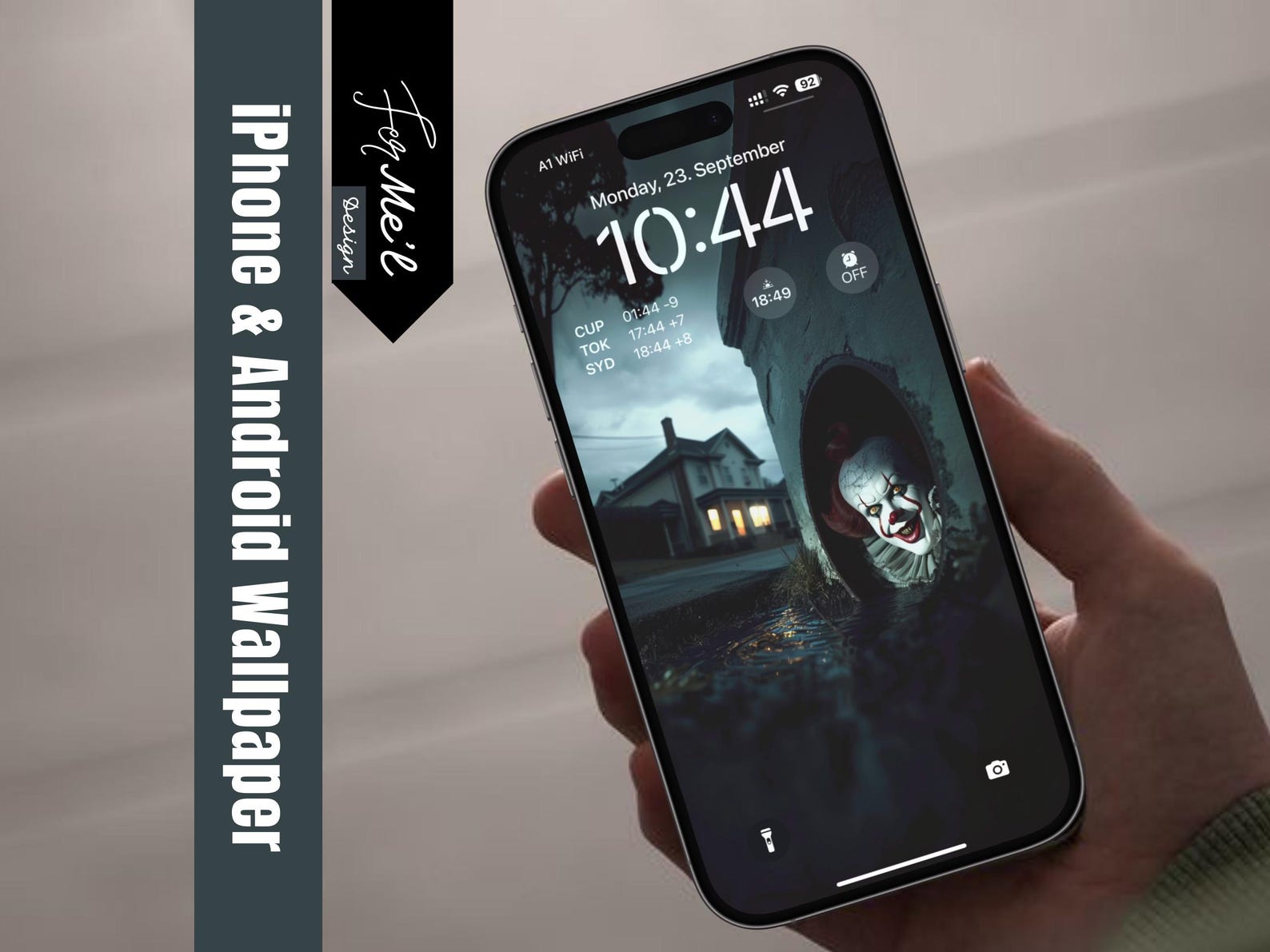 Creepy Clown in Sewer 4K Wallpaper, Terrifying Horror Art for Android ...