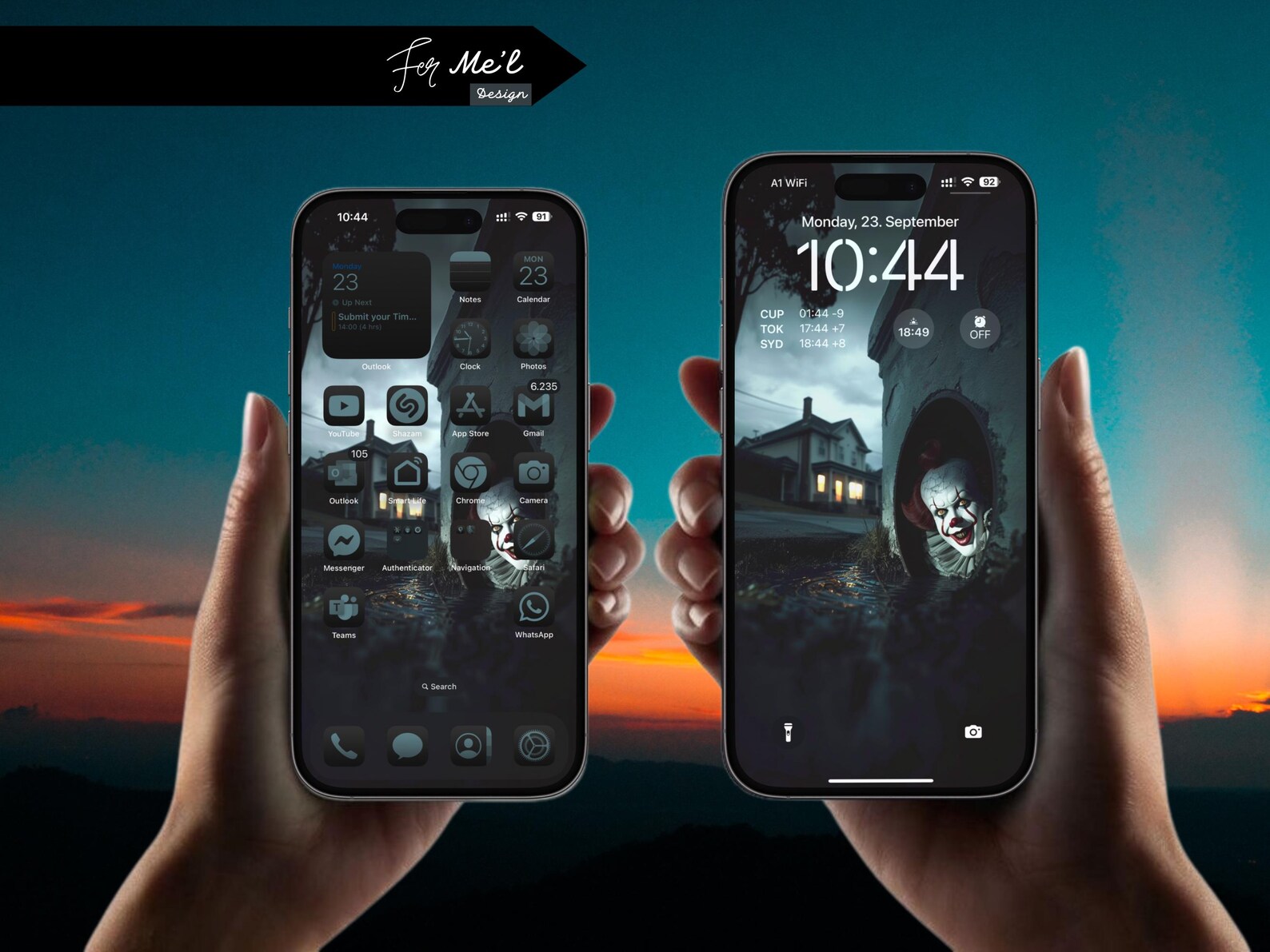 Creepy Clown in Sewer 4K Wallpaper, Terrifying Horror Art for Android ...