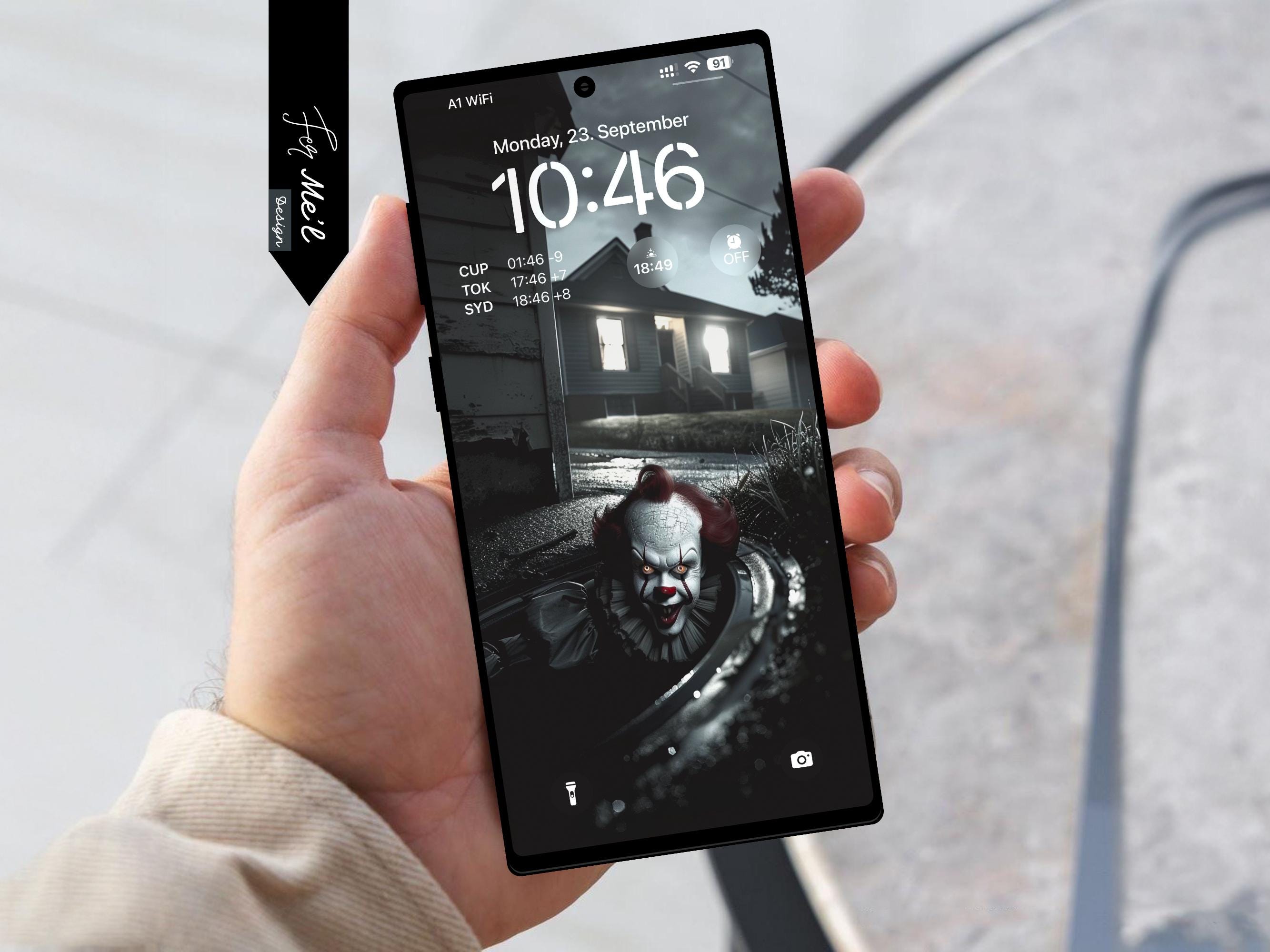 Creepy Clown Sewer Wallpaper Spooky Halloween Theme, Horror Movie ...