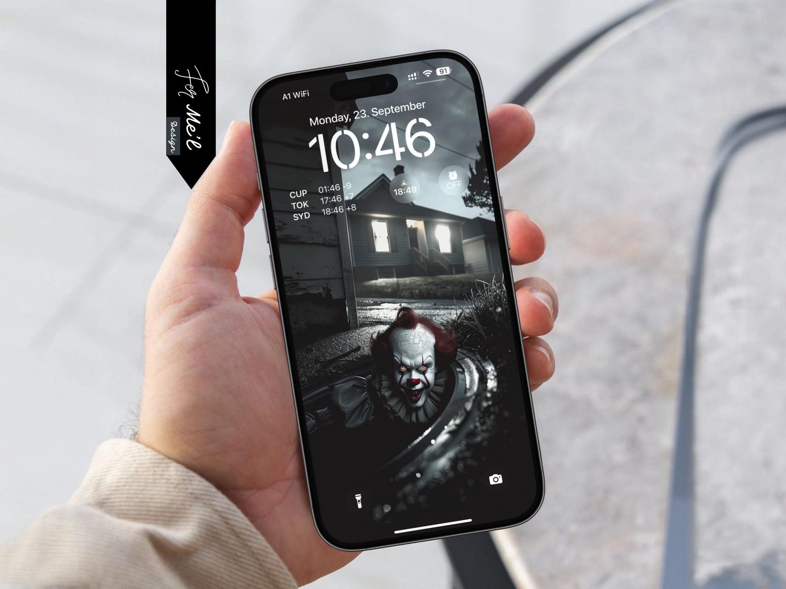 Clown Horror Wallpaper Bundle for Iphone, Samsung, Android Creepy ...