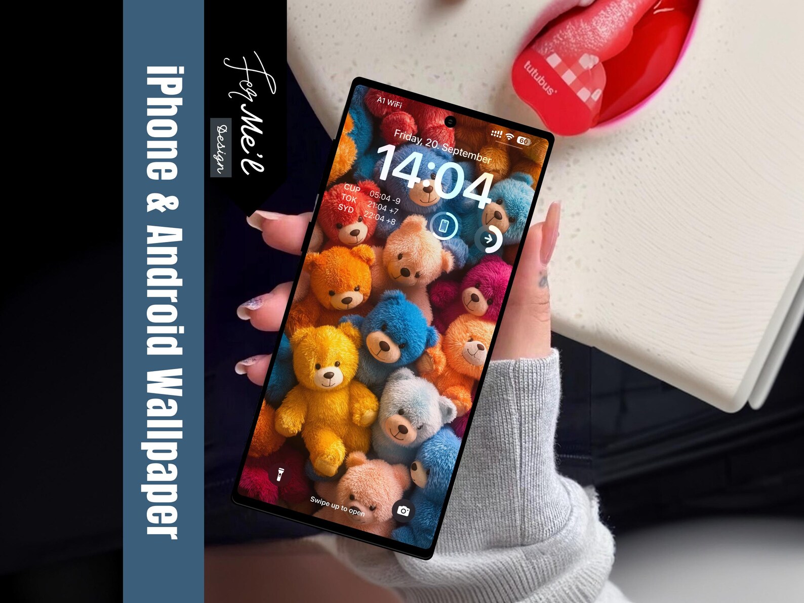 Colorful Teddy Bear Parade 4K Wallpaper – Cute, Vibrant Background for ...