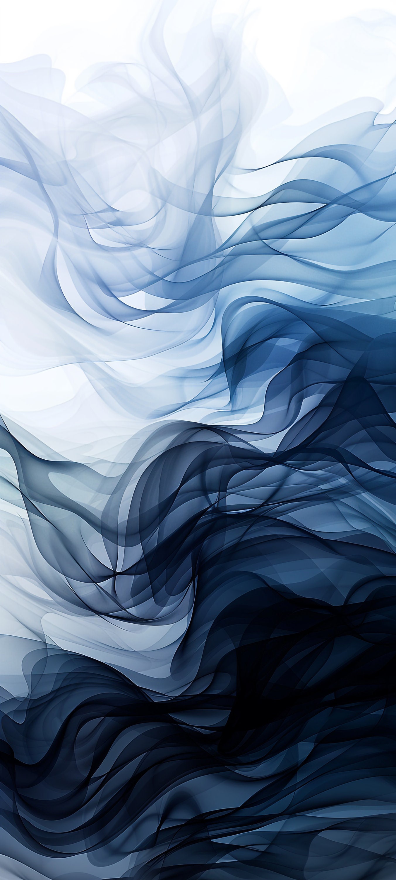 Elegant Blue Waves, Modern Art, Dreamy Backgrounds, iPhone & Android ...