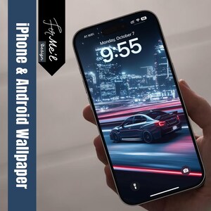 Subaru-inspired Night Cityscape Phone Wallpaper for Iphone, Samsung ...