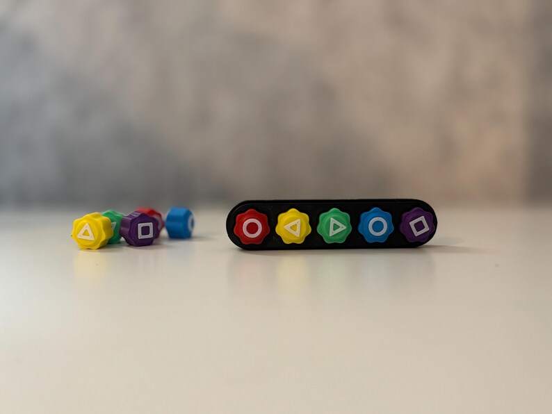 Gonggi Stones Weighted 3D Printed Squid Game Inspired Korean Board Game ...