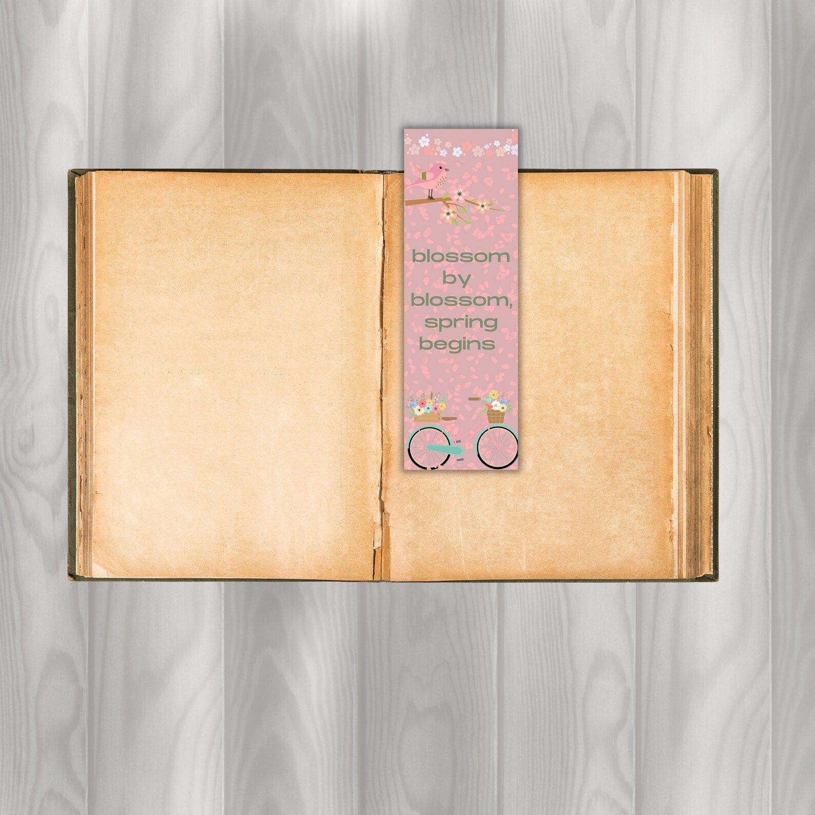 Spring Bookmarks, Printable Bookmarks, Digital Bookmarks Bundle, Cute ...