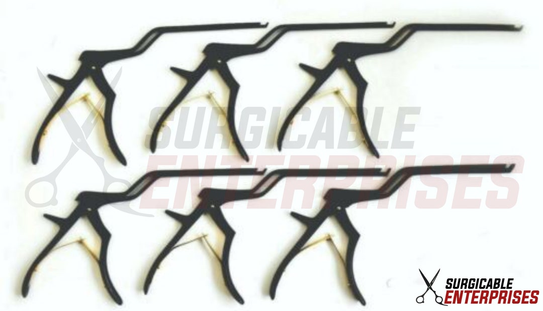 Kerrison Bone Punches Detachable Noir Coated Set of 6 in 1mm to 6mm ...