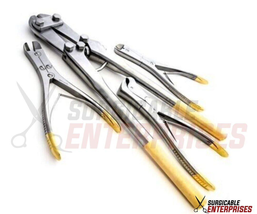 4 Pin & Wire Cutter Set Tc Jaw Orthopaedic Surgical Pliers - Etsy