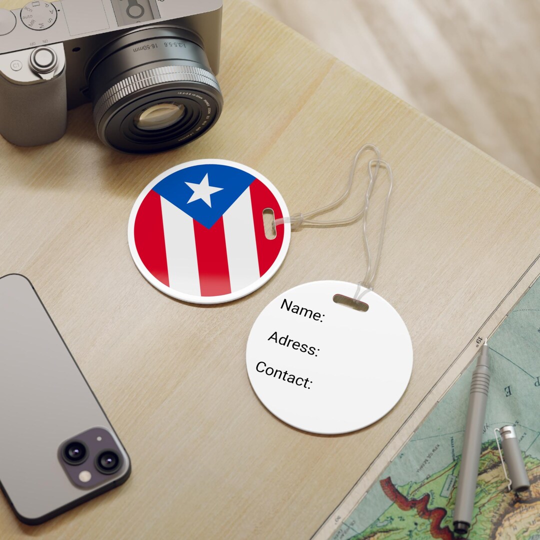 Puerto Rico Luggage Tags - Etsy