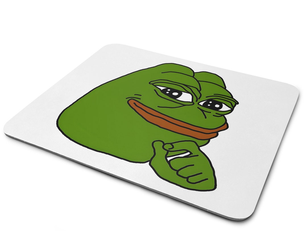 Pepe Meme Frog Mousepad Desk Mat for Work and Gaming Non - Etsy