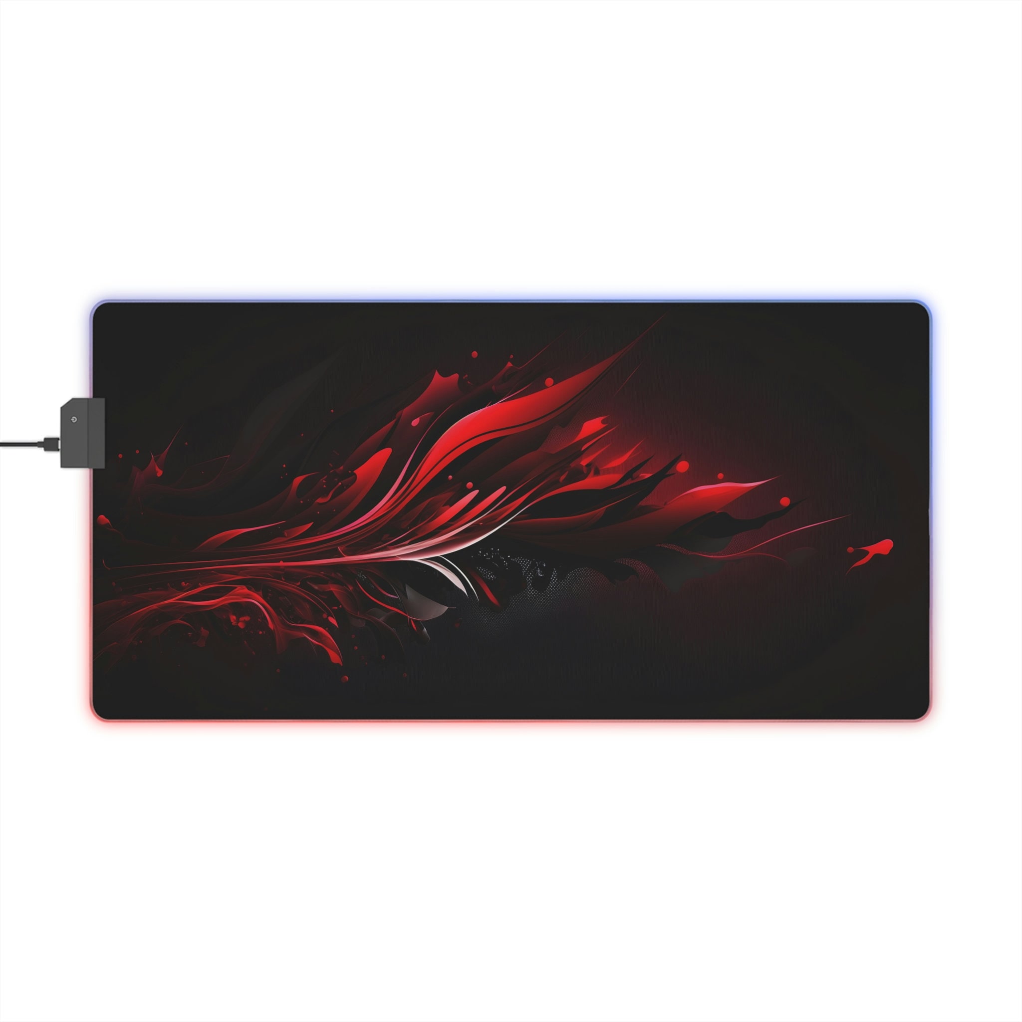 Red abstract LED Gaming Mouse Pad sold by Chocolate Xiang | SKU ...