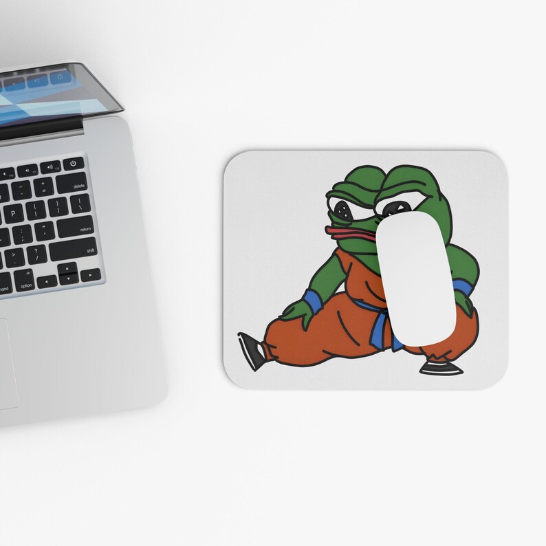 Goku Peepo Meme Mousepad, Desk Mat, for Work and Gaming, Non Slip Thin ...