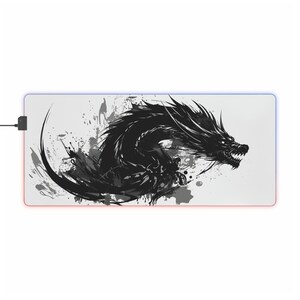 Dragon Mousepad With LED, LED Mousepad, Led Desk Mat, Cool Mousepad ...
