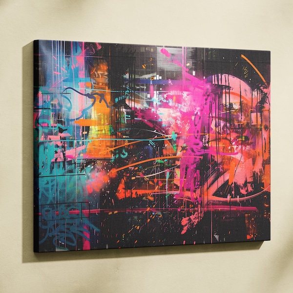 Modern Art Canvas - Etsy