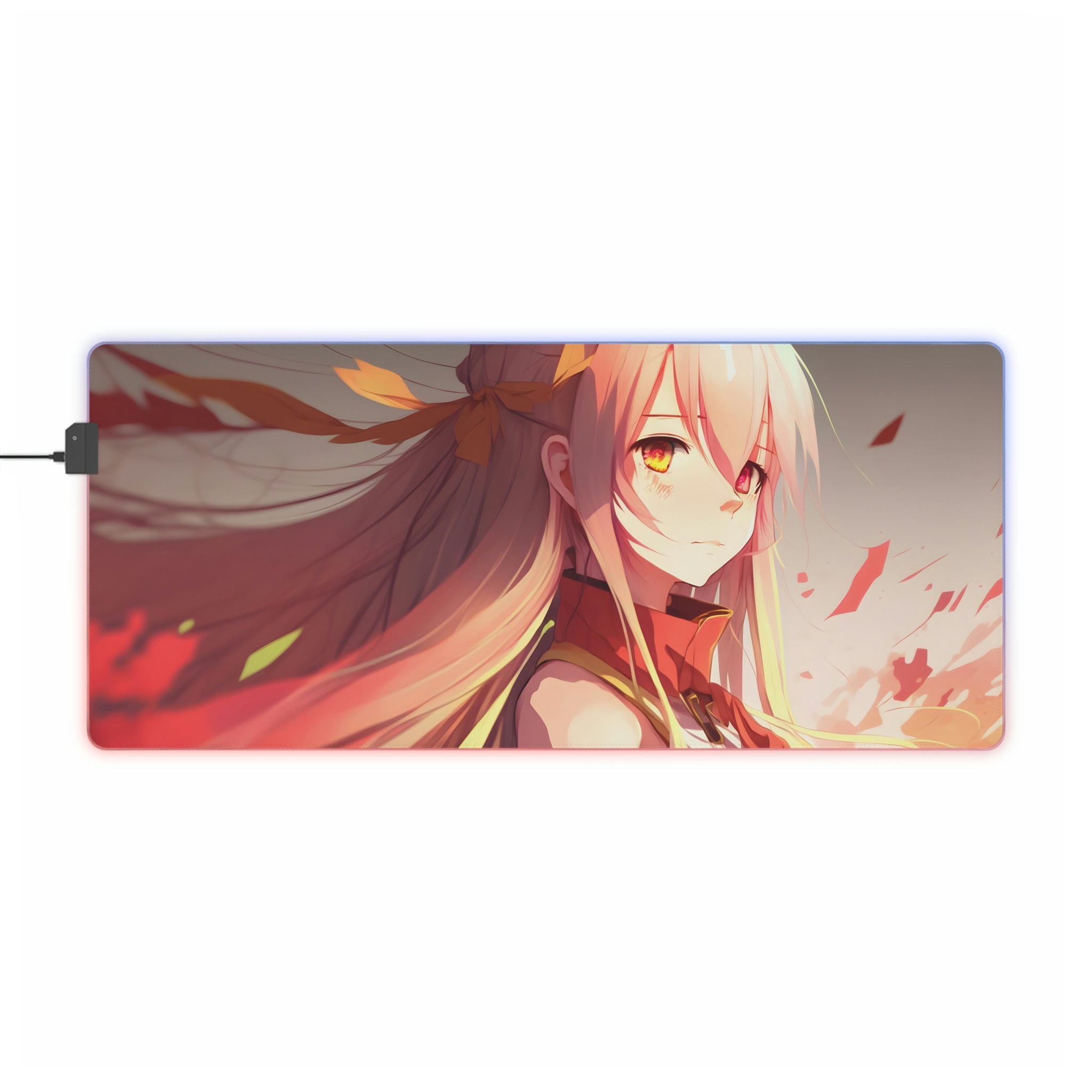 Anime Girl LED Gaming Mouse Pad Gaming Desk Mat RGB LED - Etsy