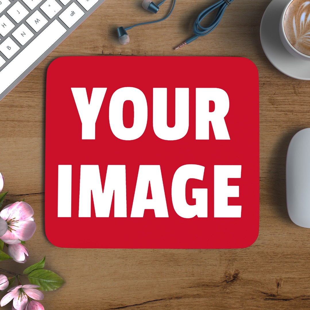 Custom Printed Mousepad, Design Your Own Desk Mat, for Work and Gaming ...
