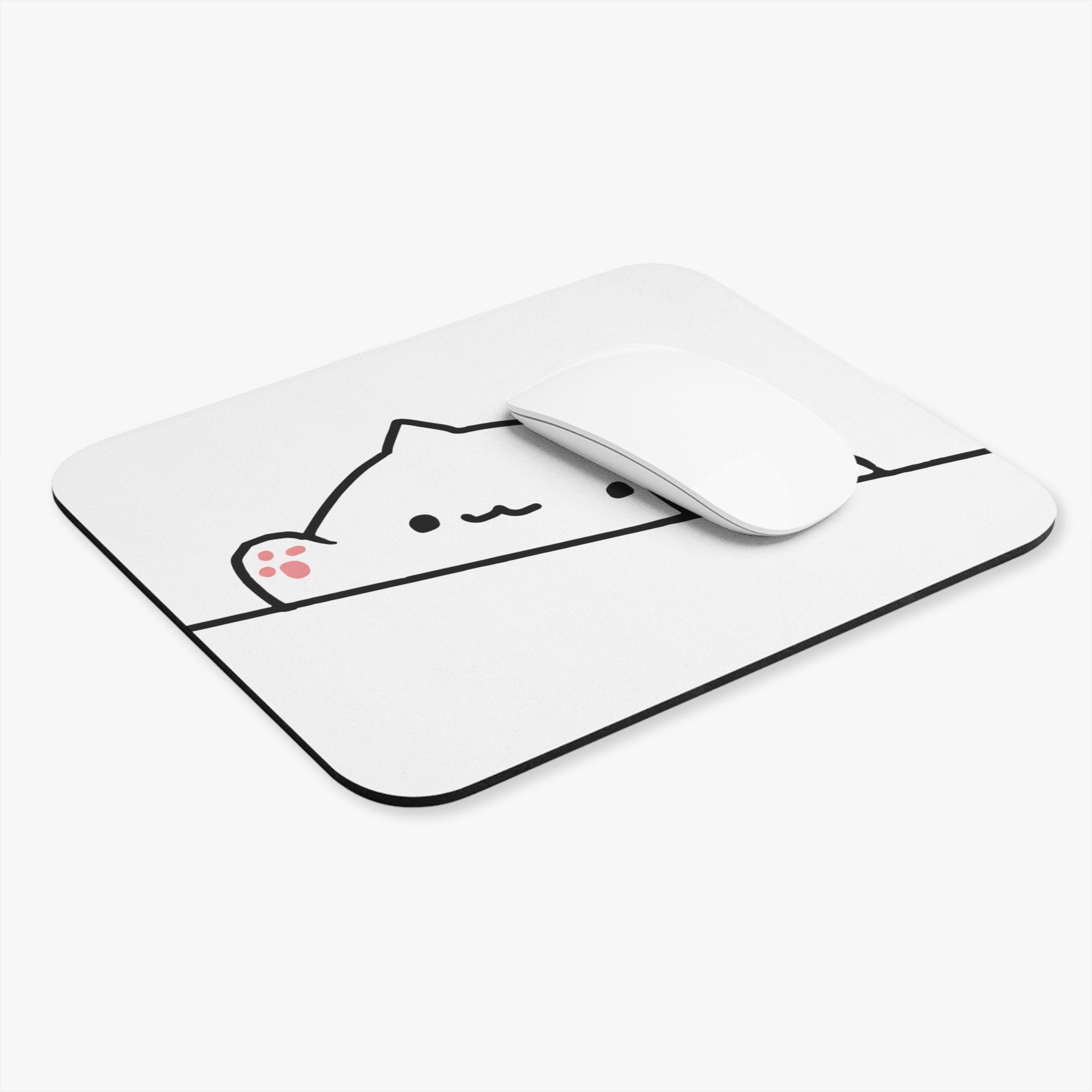 Bongo Cat Meme Mousepad, Desk Mat, for Work and Gaming, Non Slip Thin ...