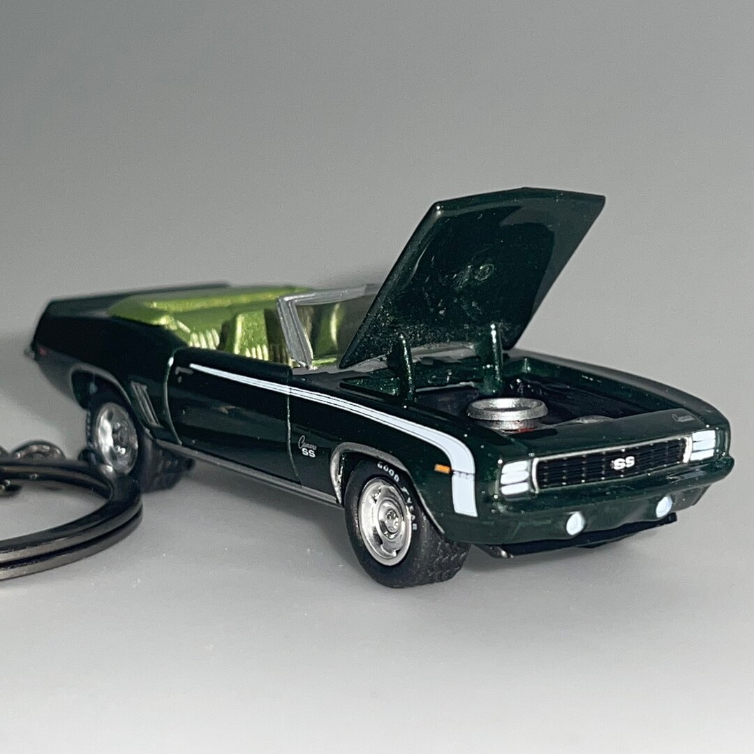 1969 Chevy Camaro SS Keychain, Diecast Car Keychain - Etsy