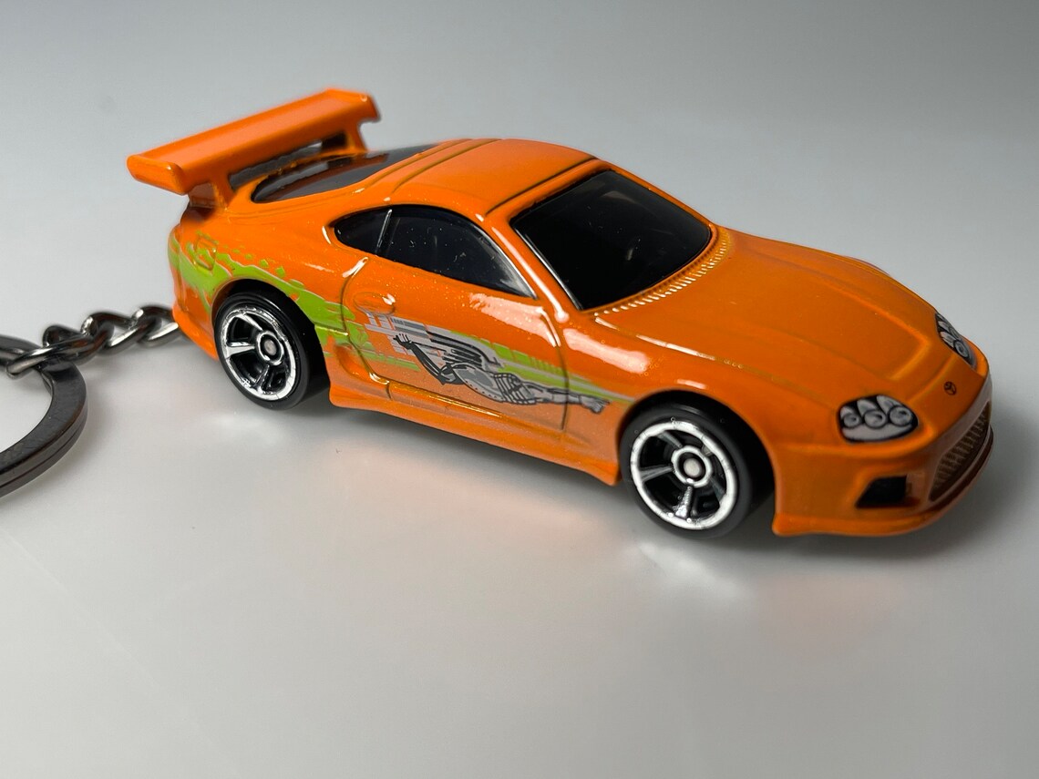 Toyota Supra Keychain, Diecast Car Keychain - Etsy