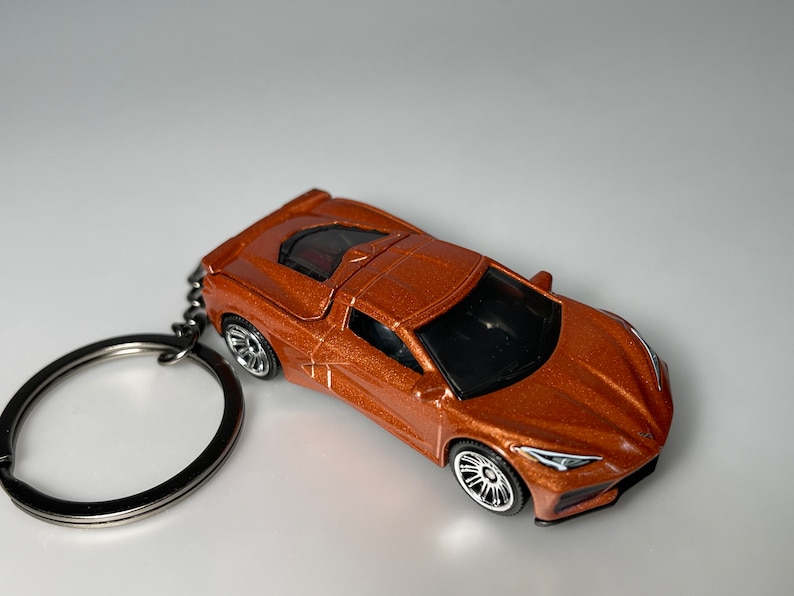Corvette C8 Keychain Diecast Car Keychain - Etsy