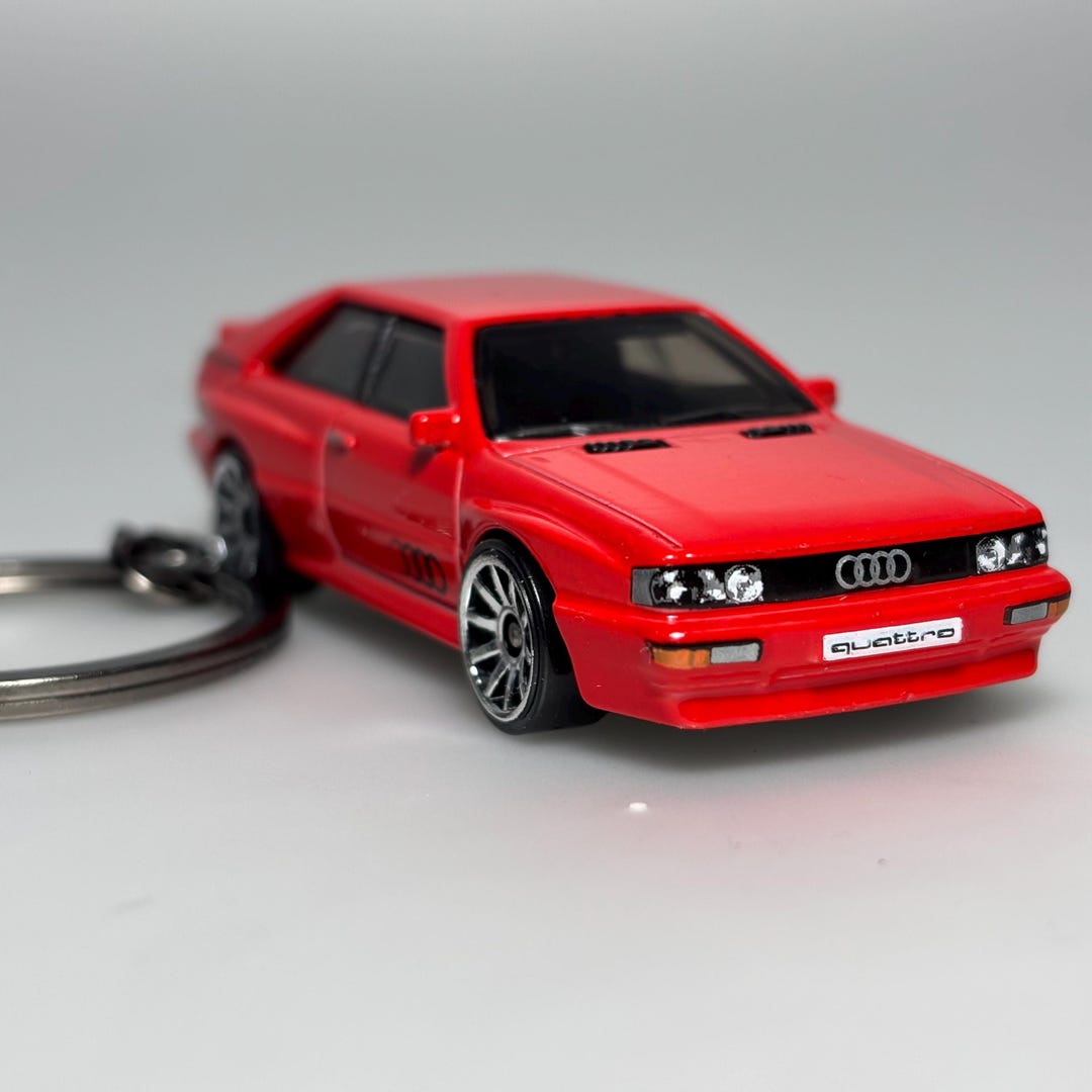 Audi Quattro Keychain, Diecast Car Keychain - Etsy