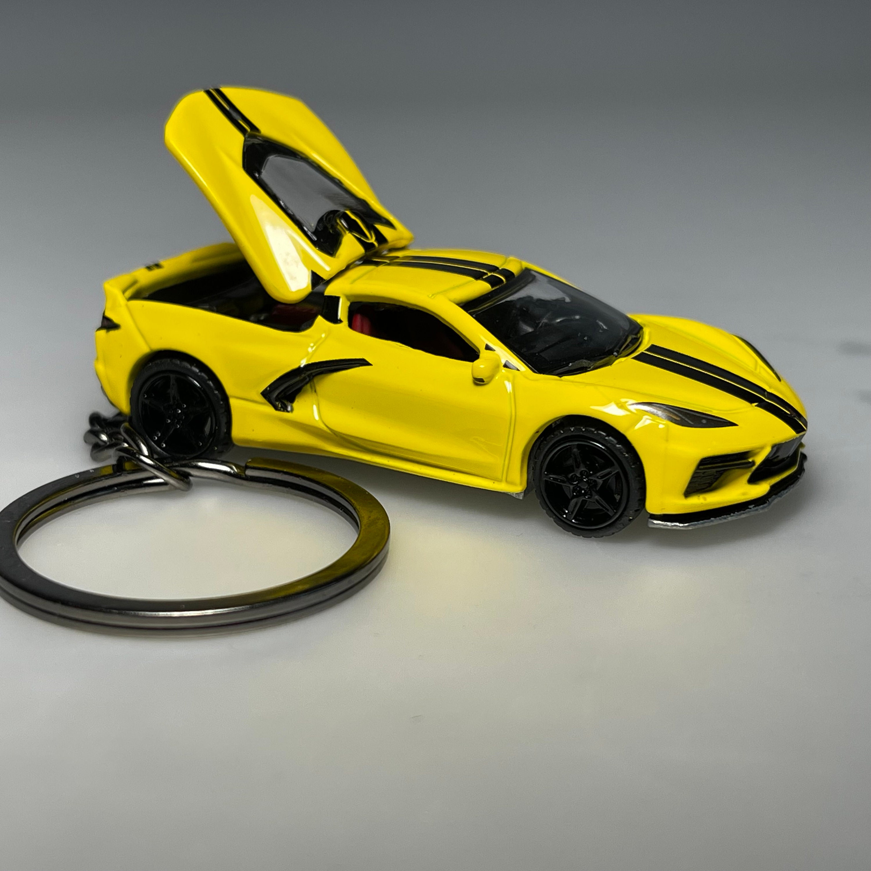 2020 Chevy Corvette Keychain, Diecast Car Keychain - Etsy