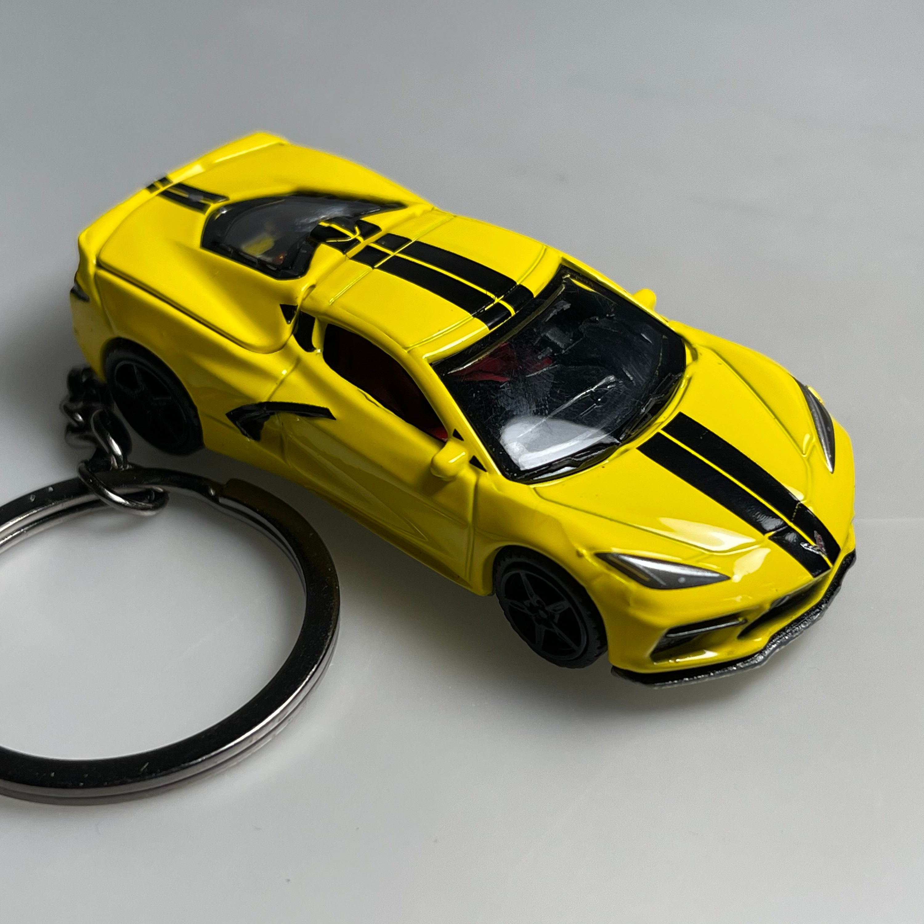 2020 Chevy Corvette Keychain, Diecast Car Keychain - Etsy