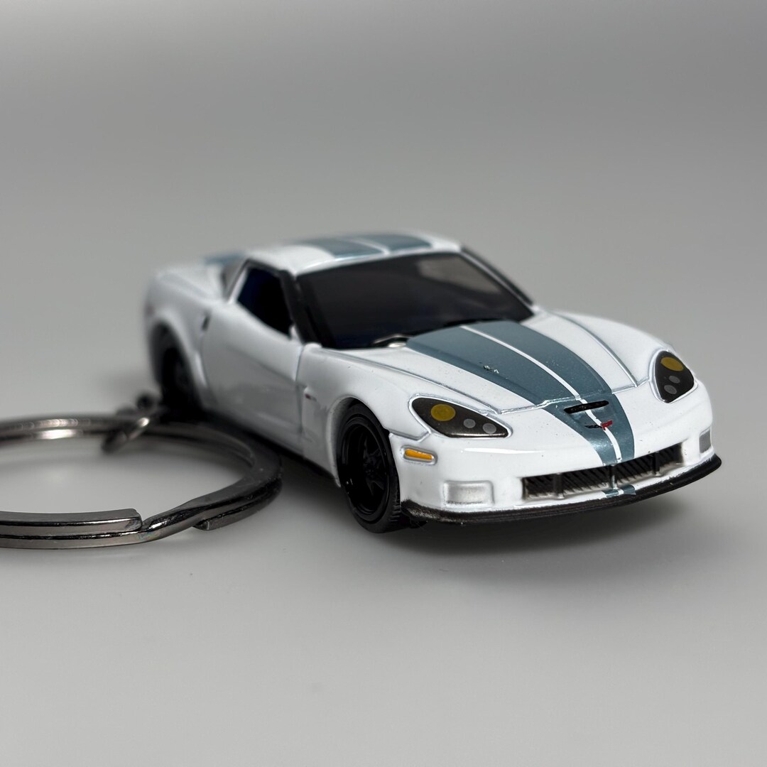 Chevy Corvette Z06 Keychain, Diecast Car Keychain - Etsy