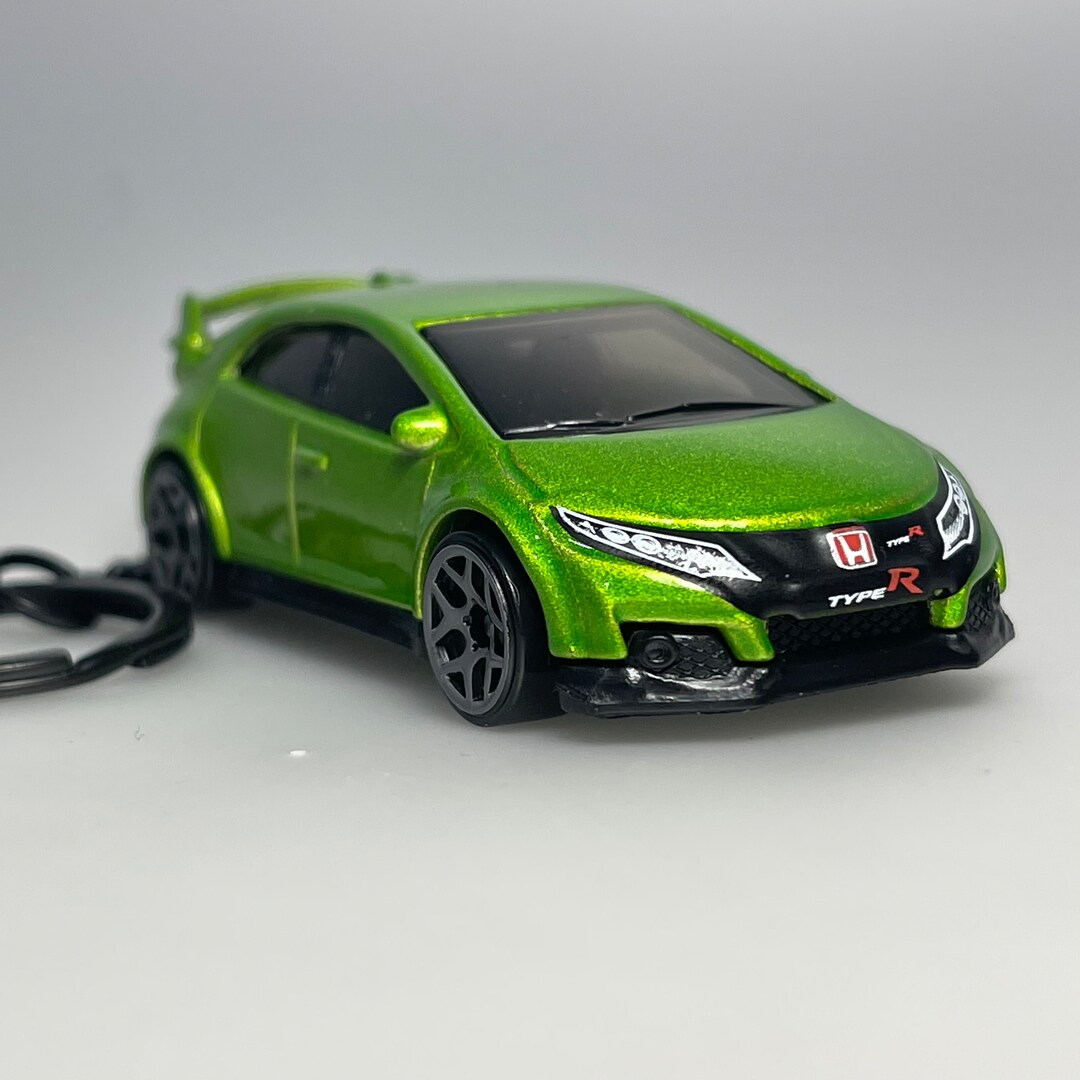 Honda Civic Type R Keychain, Diecast Car Keychain - Etsy