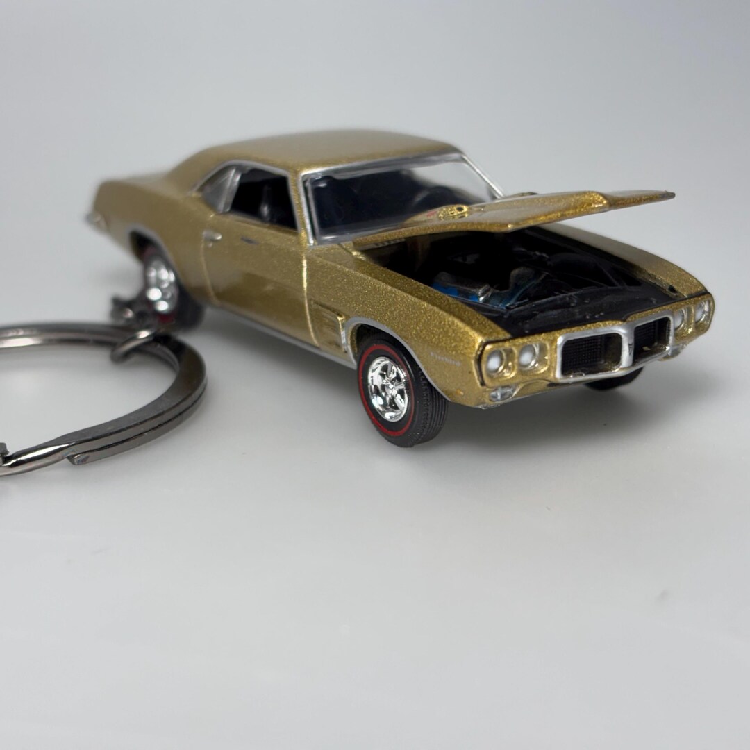1969 Pontiac Firebird Keychain, Diecast Car Keychain - Etsy