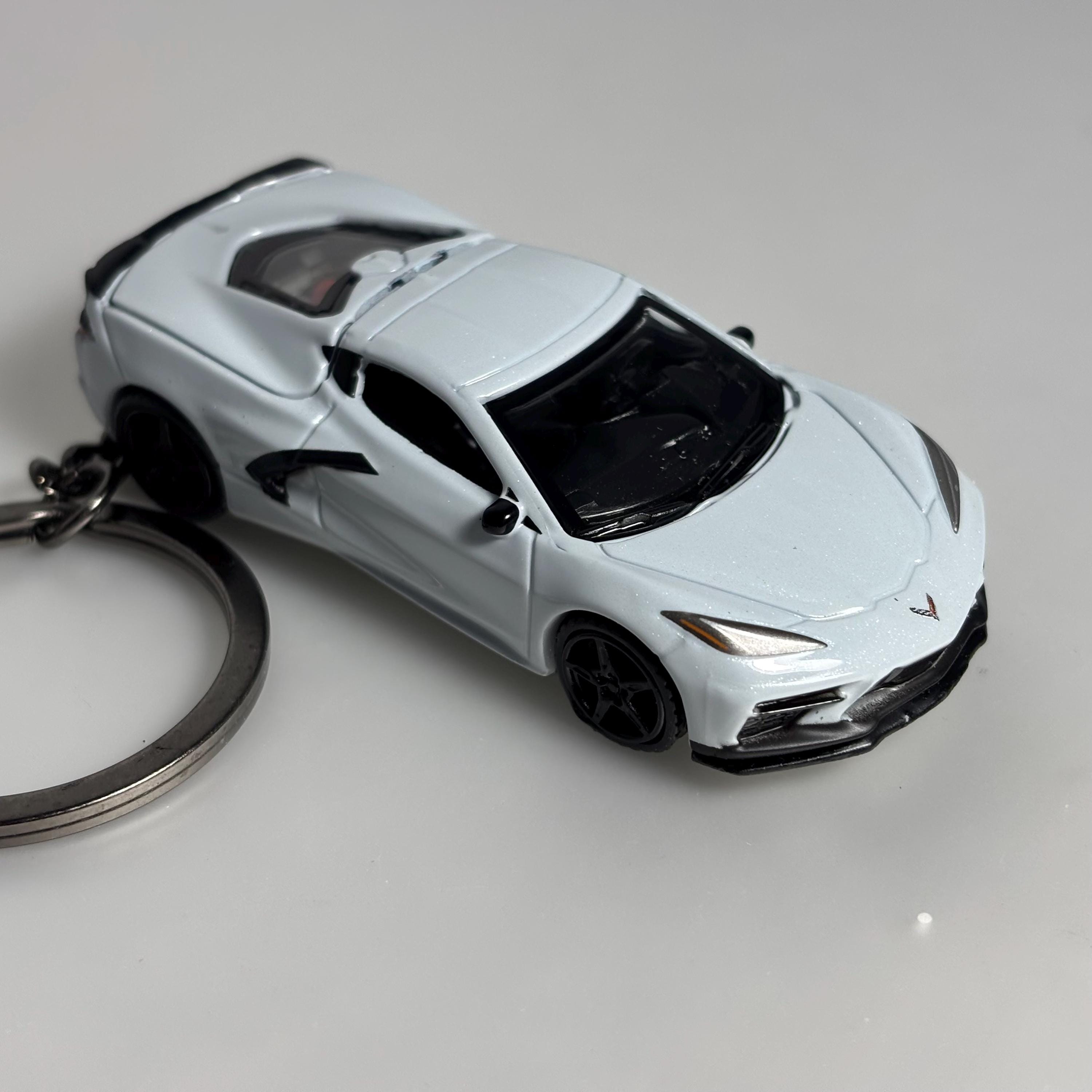 Chevy Corvette Keychain, Diecast Car Keychain - Etsy