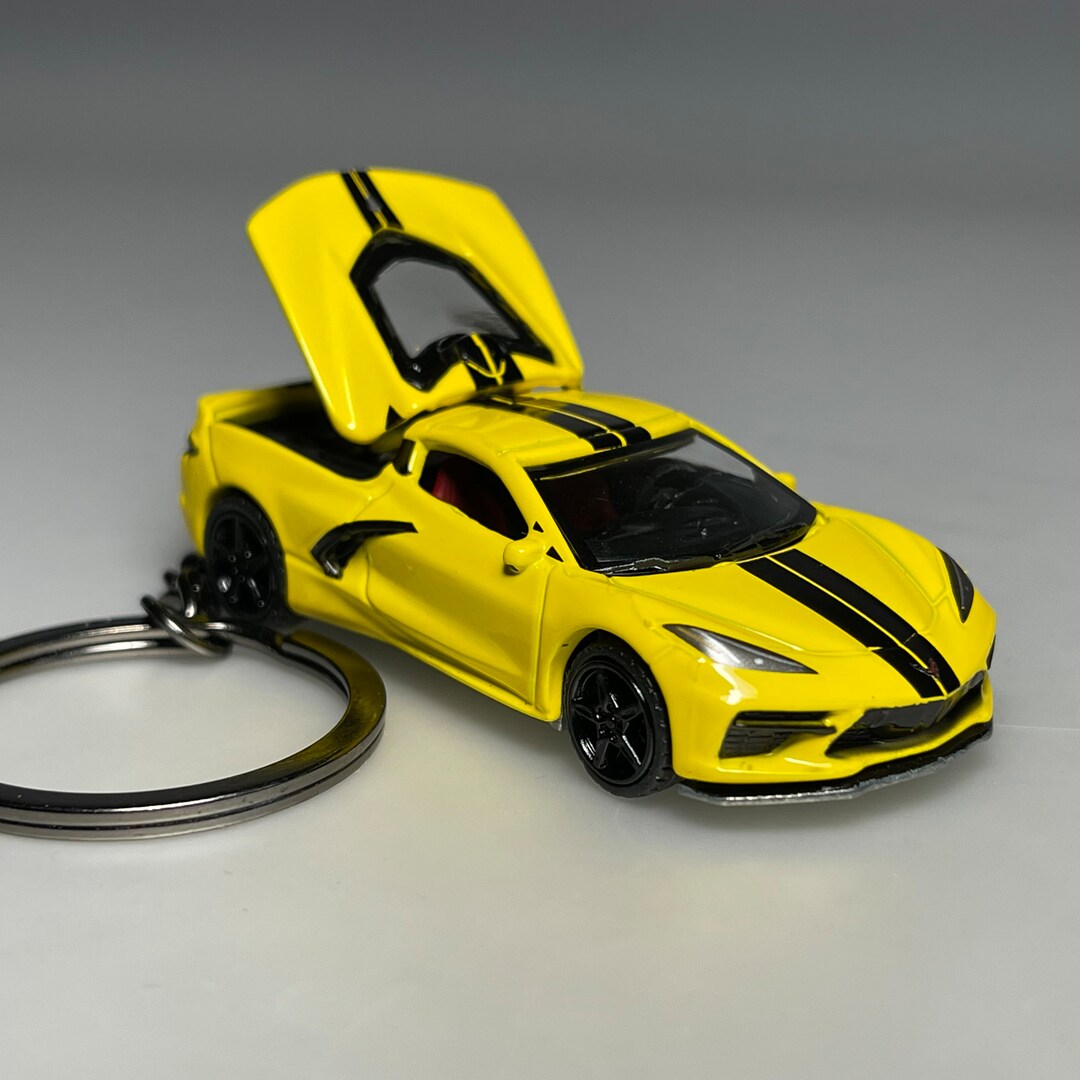 2020 Chevy Corvette Keychain, Diecast Car Keychain - Etsy