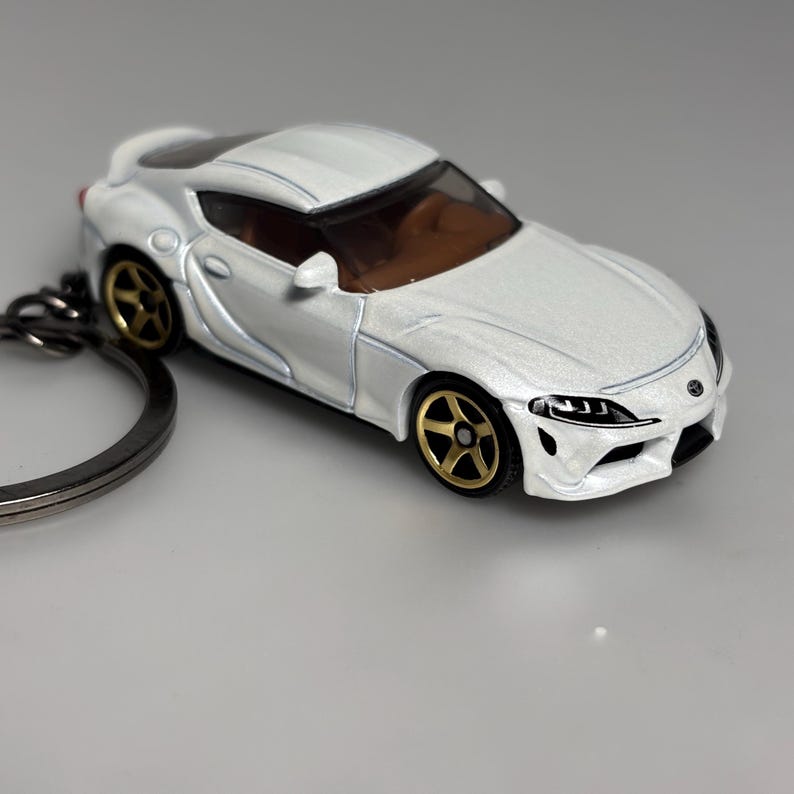 Toyota GR Supra Keychain, Diecast Car Keychain - Etsy
