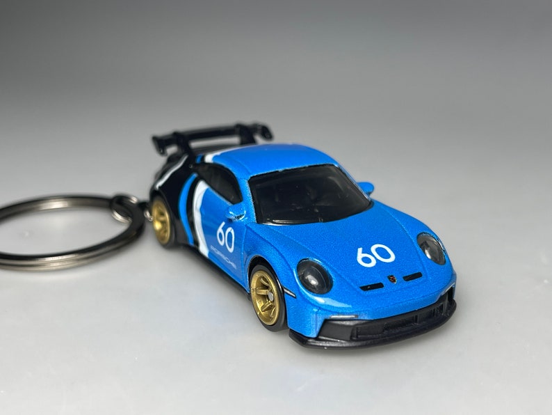 Porsche 911 GT3 Keychain, Diecast Car Keychain - Etsy