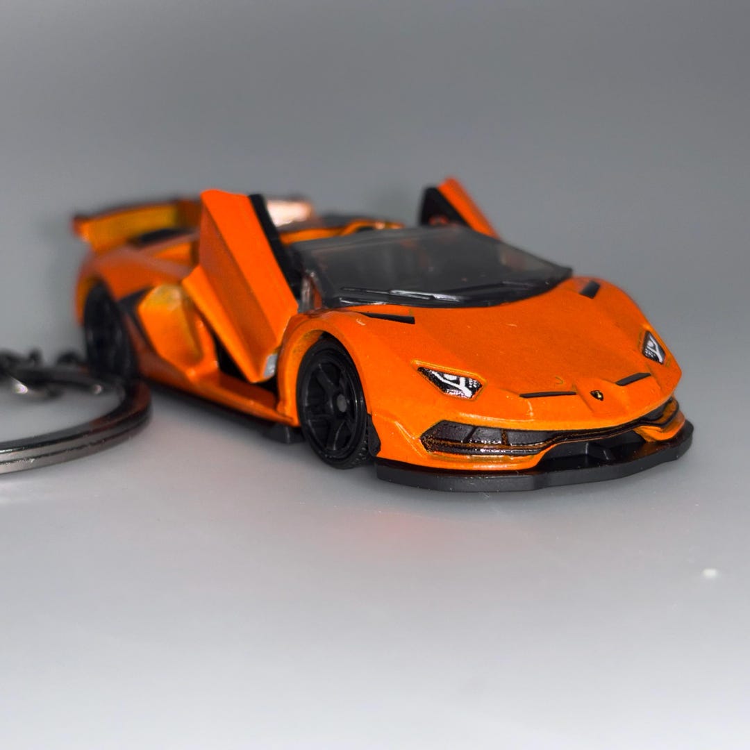 Lamborghini Aventador SVJ Roadster Keychain, Diecast Car Keychain - Etsy