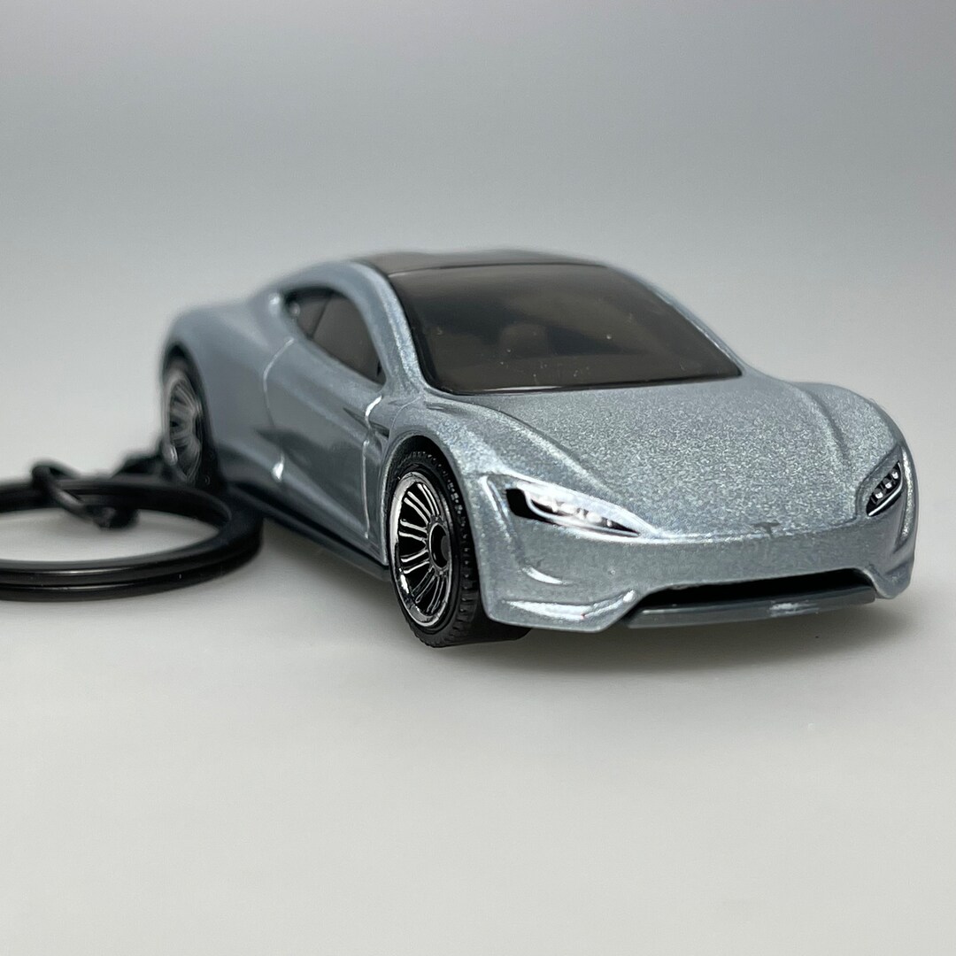 Tesla Roadster Keychain, Diecast Car Keychain - Etsy