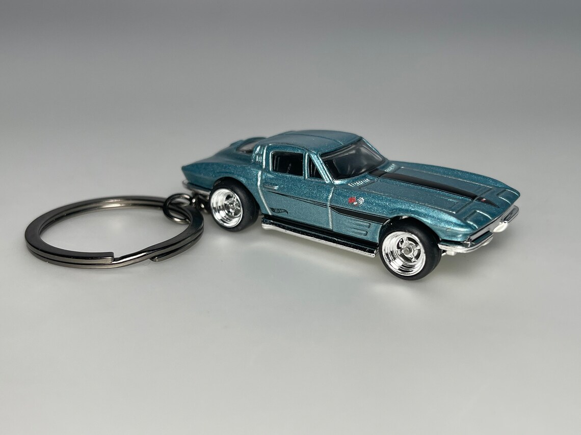 1964 Corvette Stingray Keychain, Diecast Car Keychain - Etsy
