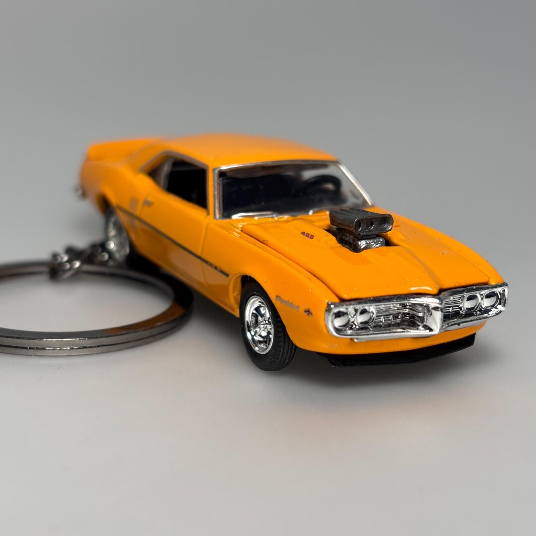 1968 Pontiac Firebird 400 H.O. Keychain, Diecast Car Keychain - Etsy