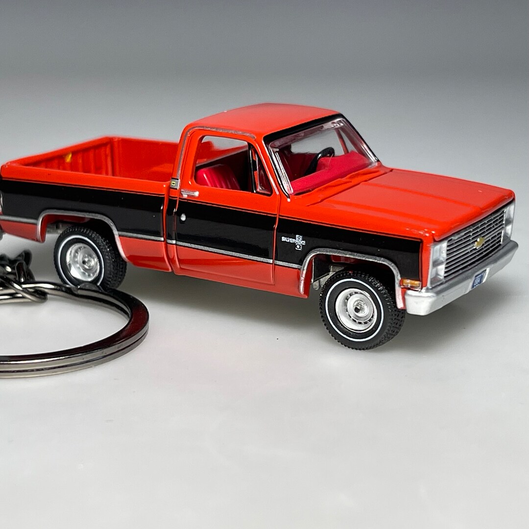Chevy Silverado Keychain, Diecast Car Keychain - Etsy