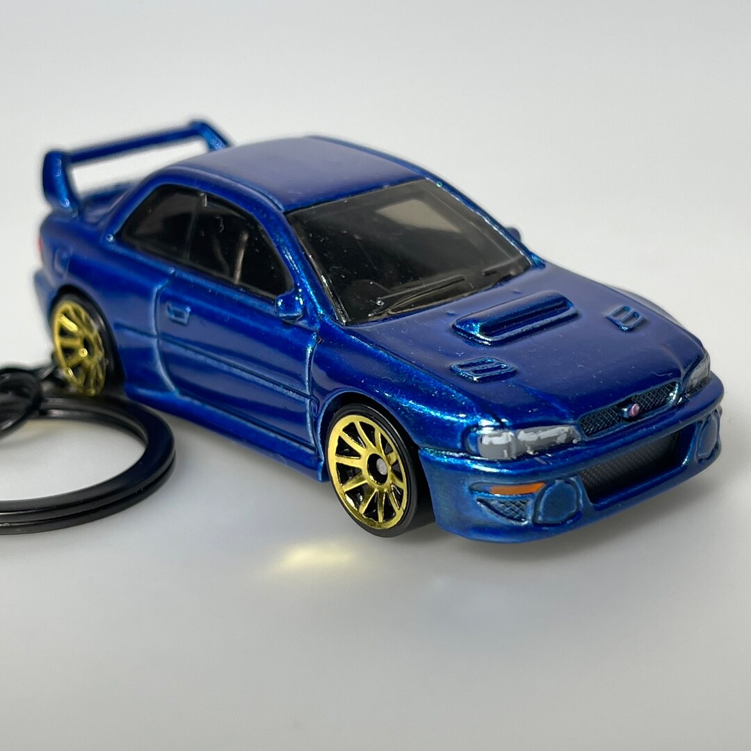 Subaru Impreza Sti Keychain, Diecast Car Keychain - Etsy