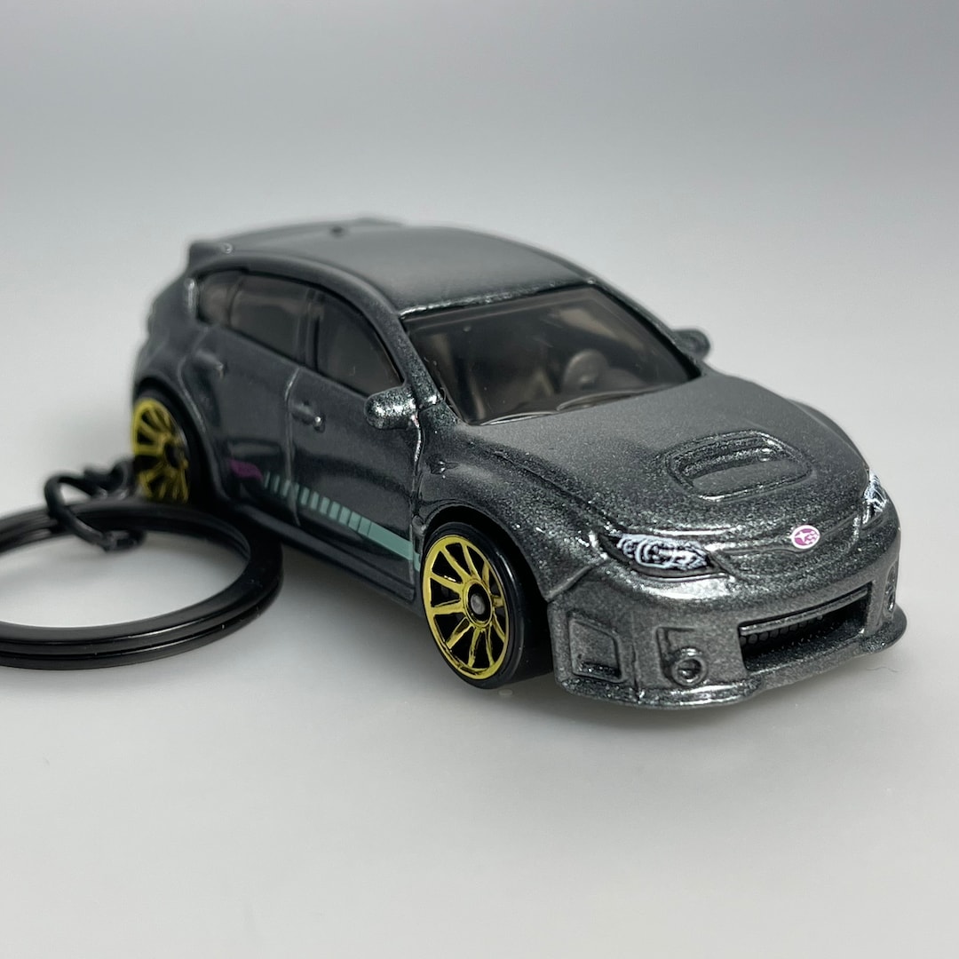 Subaru WRX Sti Keychain, Diecast Car Keychain - Etsy