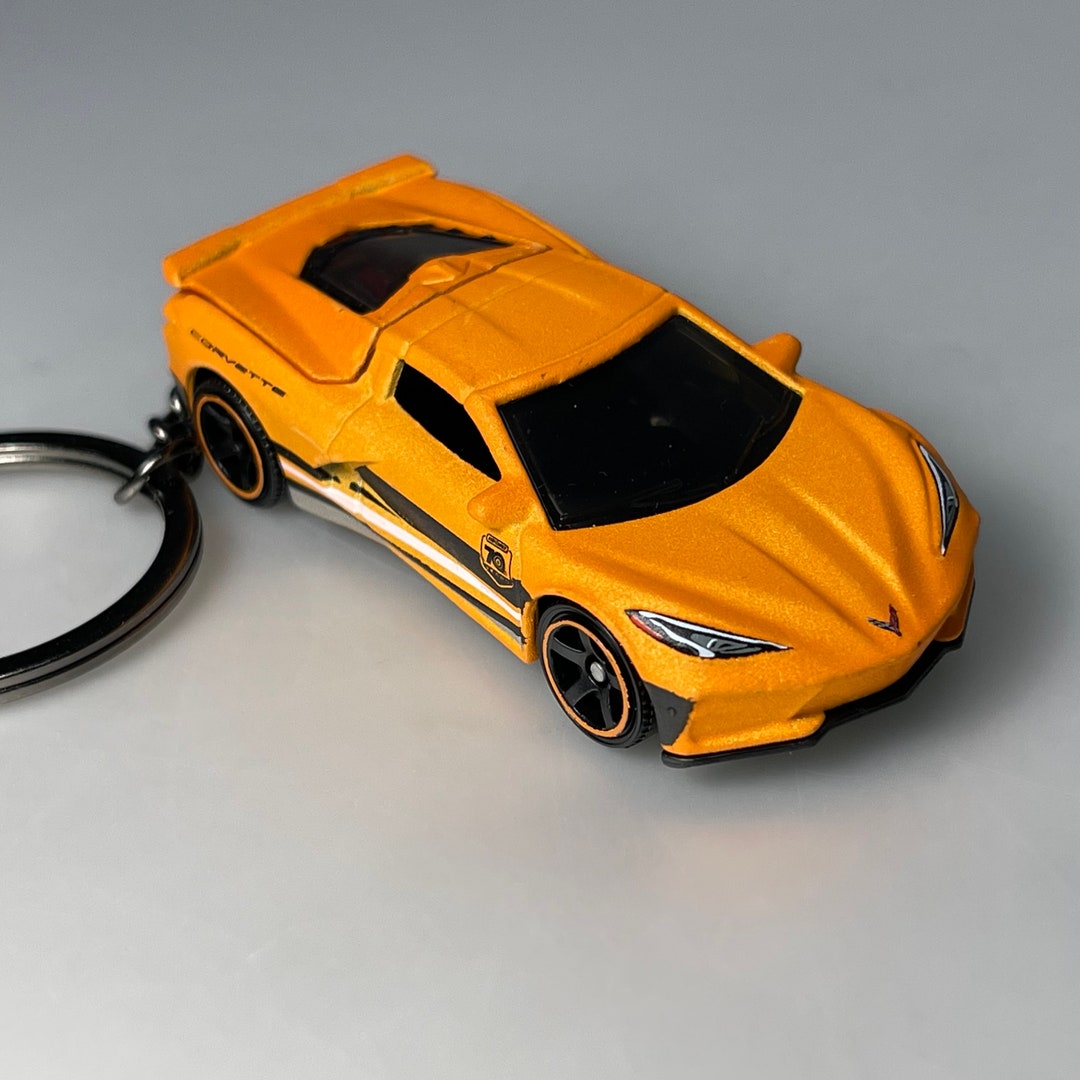 Corvette C8 Keychain, Diecast Car Keychain - Etsy