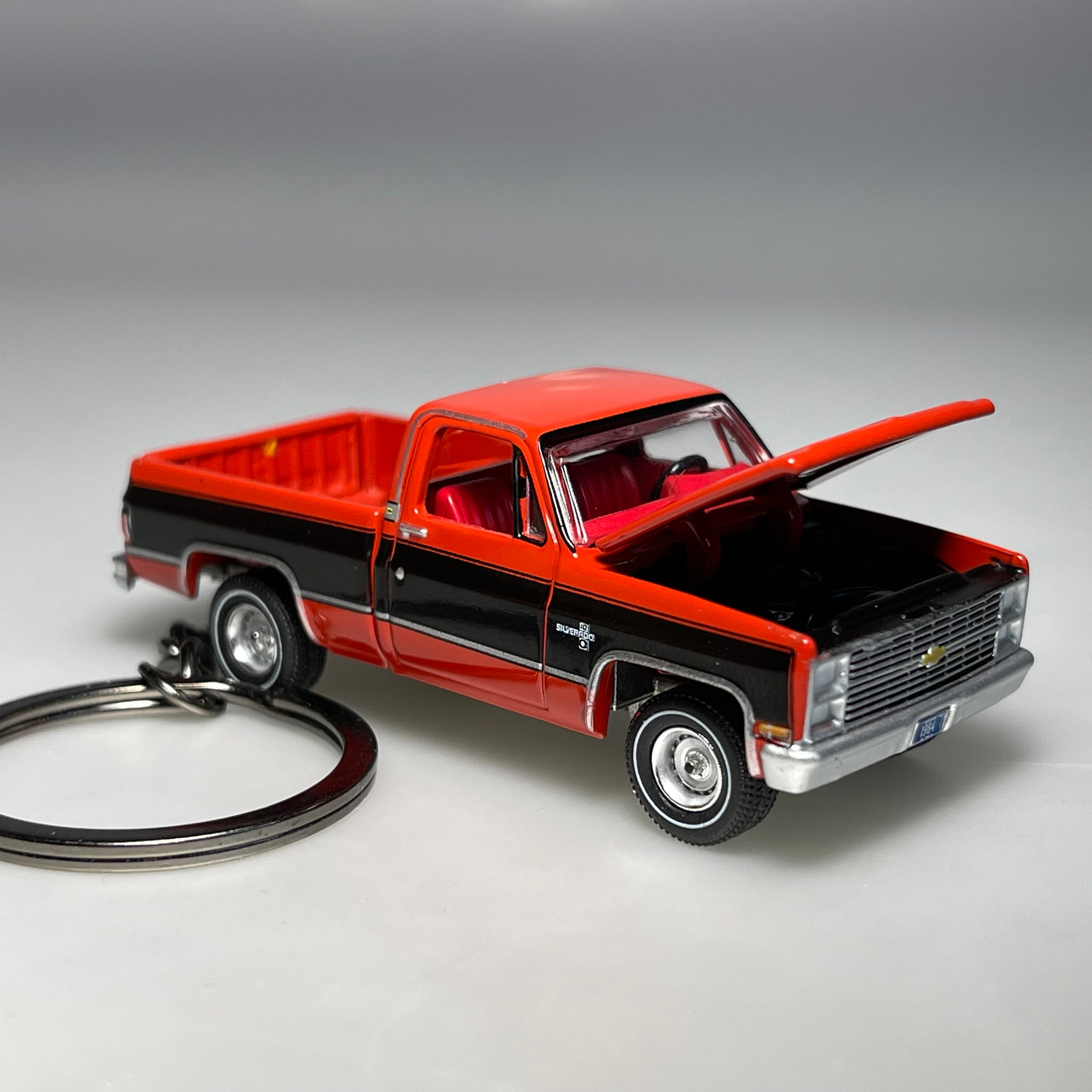 Chevy Silverado Keychain, Diecast Car Keychain - Etsy