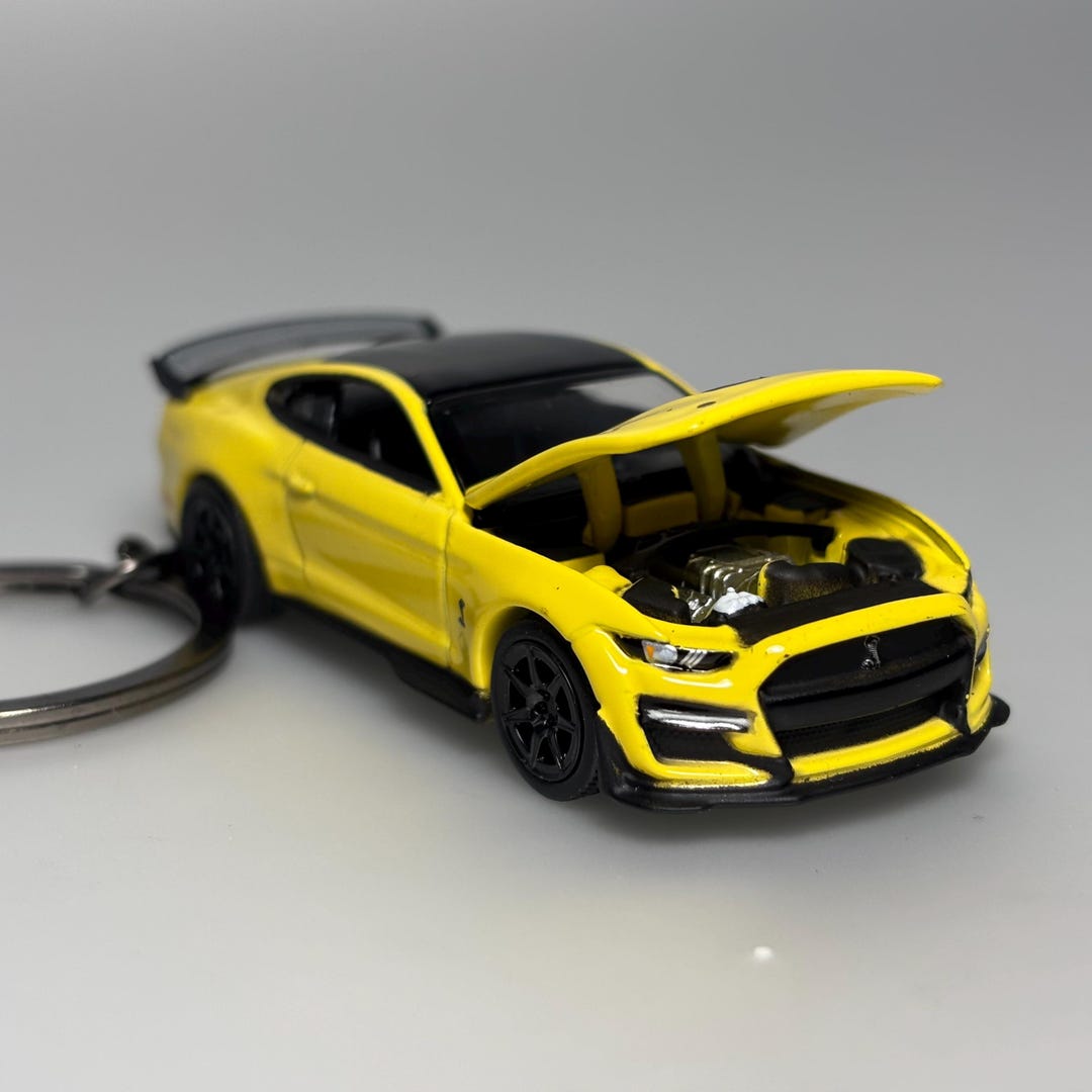 Ford Mustang Shelby GT500 Keychain, Diecast Car Keychain - Etsy
