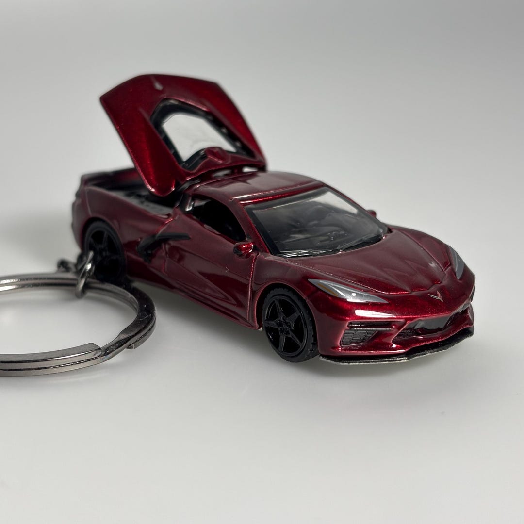 2020 Chevy Corvette Keychain, Diecast Car Keychain - Etsy